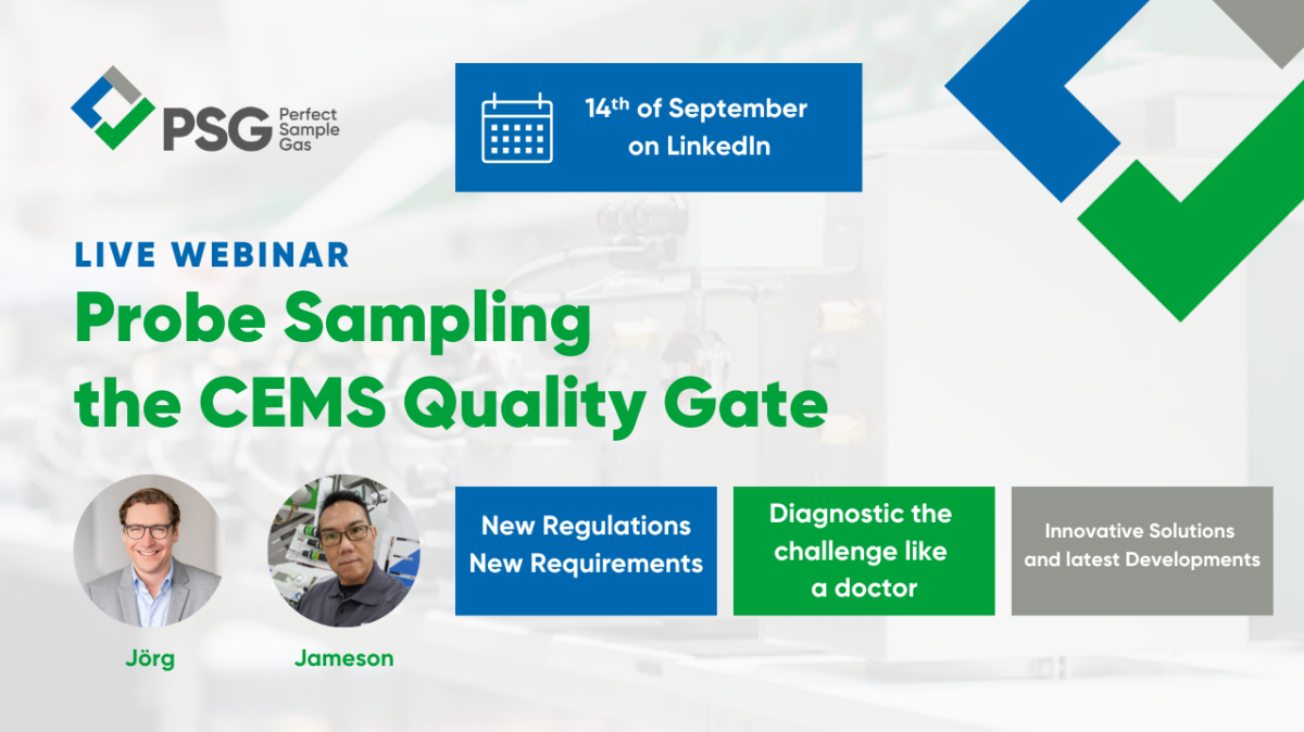 New Webinar Series - PSG. PerfectSampleGas